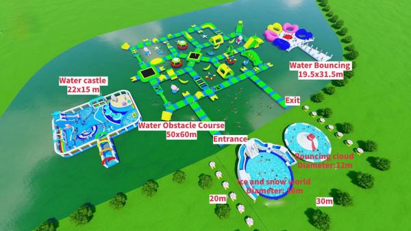 China Customizable INFLATABLE WATER PARK for Your Water Park Business supplier