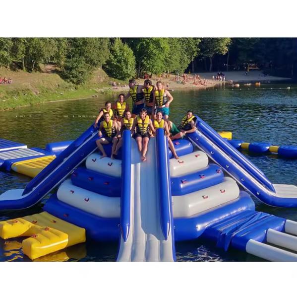 Quality Exciting Inflatable Water Park For Schools And Summer Camp for sale