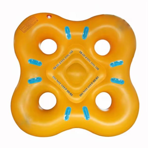Quality Inflatable Water Partk Four Person Floating Tube Swim Ring for sale