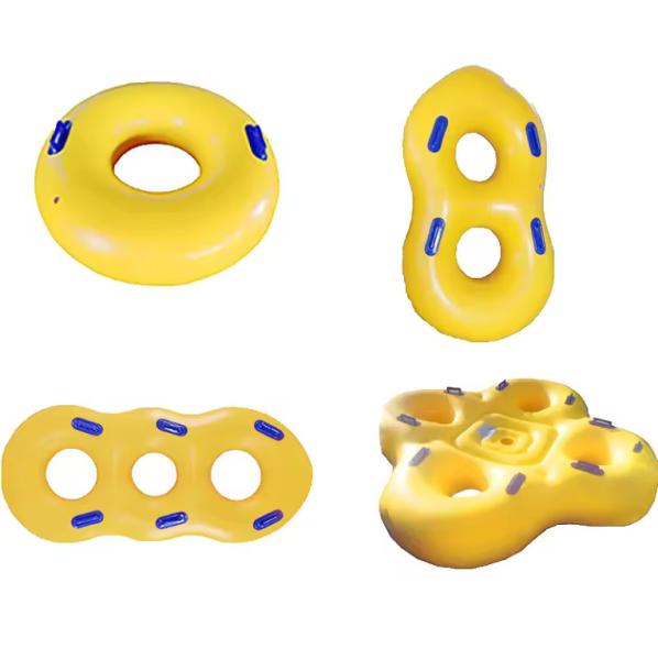 Quality Inflatable Water Partk Four Person Floating Tube Swim Ring for sale