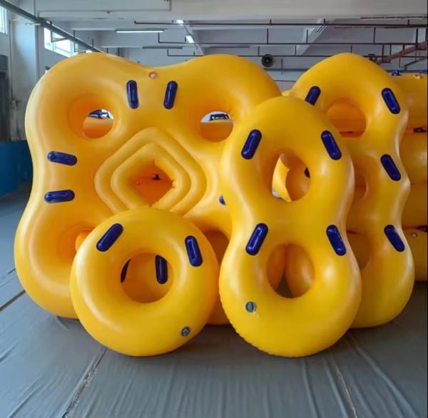 Quality Inflatable Water Partk Four Person Floating Tube Swim Ring for sale