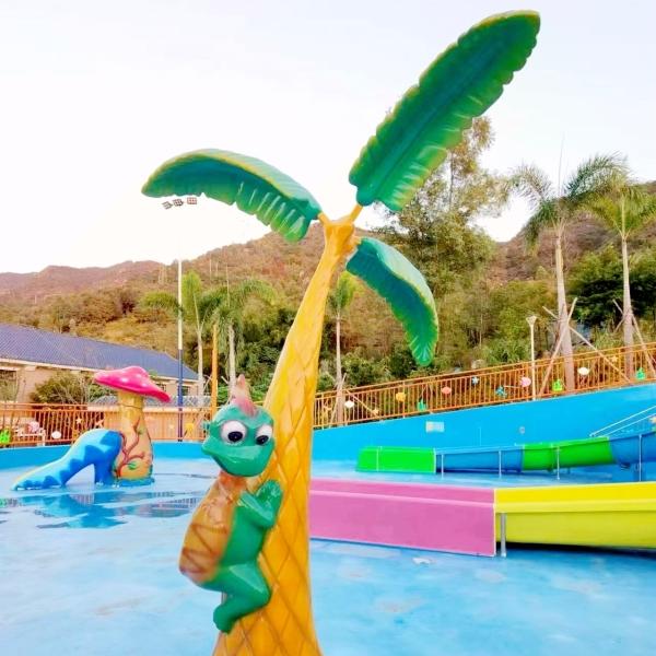 Quality Outdoor Water Spray Park with Interactive Features and Sturdy Fiberglass for sale