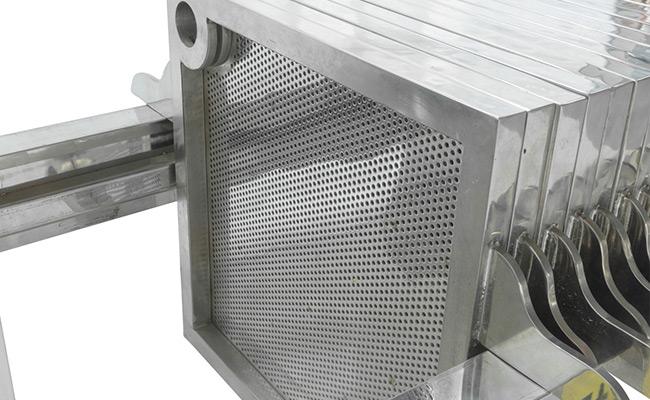SS 304/316L plate and frame filter press