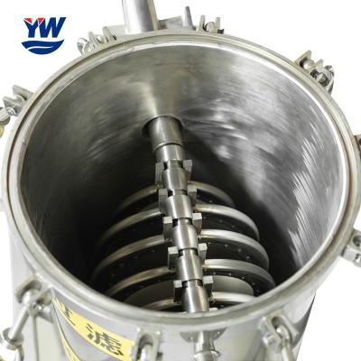 China Stainless Steel High Efficiency Vertical Pressure Leaf Filter For Filtration Industry for sale