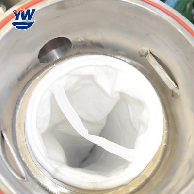 China Industry SUS Single Bag Filter Housing 0.25-2m2 Filter Area for sale