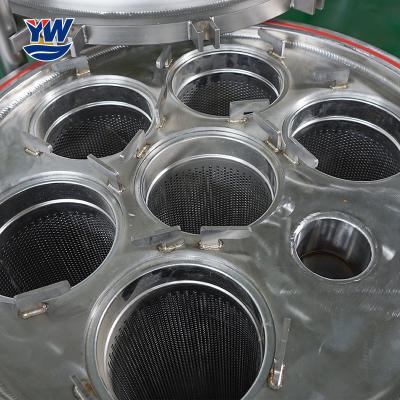 China Tratamento da água líquido industrial alto do alojamento de filtro do saco do fluxo 304ss à venda