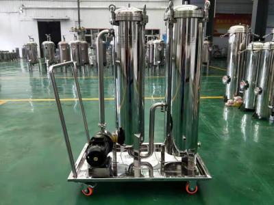Cina Multi tandem rotondo della custodia di filtro della cartuccia di acciaio inossidabile in vendita