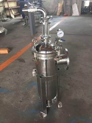China inline bag filter housing Oil Water Separation 0.5 micron SS304 316L for sale