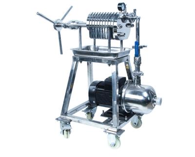 China SUS304 Stainless Steel Filter Press Machine Plate And Frame Liquid Precision for sale