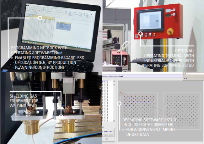 The Fully Automatic Series V Stud Welding Machines, Working Areas Enable The Customer-Specific Design