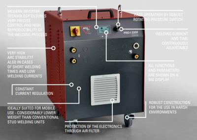 China PRO-I 2800   Inverter type Drawn Arc Stud Welding unit、Heat Welding  Stud Welder for sale