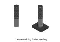 China Bolte Welding Studs for Drawn Arc Stud Welding    Threaded Stud type M for sale