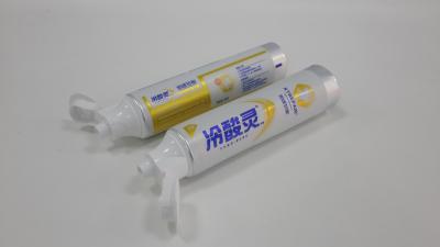 中国 マットの表面の設計Balckの滑らかな帽子、適用範囲が広い印刷が付いている空の歯磨きのチューブ 販売のため
