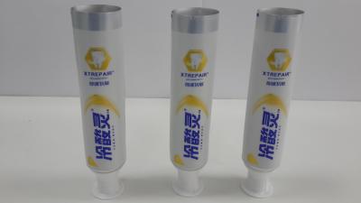 China Tubos de dentífrico vazios do projeto da superfície de Matt com o tampão traseiro liso, impressão flexível à venda