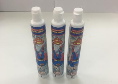 Cina Metropolitana di dentifricio in pasta laminata ABL dei bambini con spessore del modello 250 del superman in vendita