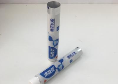 China Tubo redondo do empacotamento/lami do abl do dentífrico com Web de prata, DIA19*105.8mm à venda