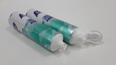 Cina Tubo opaco di plastica che imballa, del laminato della metropolitana di dentifricio in pasta di tocco morbido materiale glassato tubi cosmetici vuoti con il cappuccio di medico in vendita