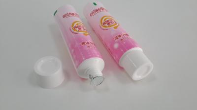 China mangueira de empacotamento estratificada do tubo plástico macio do gel do dente do dentífrico das crianças 40g com o tampão liso liso à venda