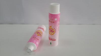 China mangueira de empacotamento estratificada do tubo plástico macio do gel do dente do dentífrico das crianças 40g com o tampão liso liso à venda