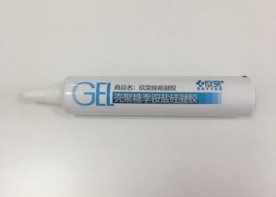 China Diameter 19mm Long Nozzle Pharmaceutical Gel Tube Packaging With Flexo Stamping for sale