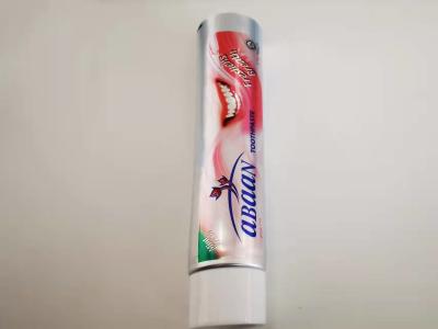 China o tubo de dentífrico de 175g ABL deslocou o revestimento do brilho da impressão em volta do diâmetro 38x158.8mm à venda