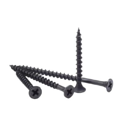 中国 M3 M5 Head Self Tapping Screw black wood screw galvanized particleboard screws flat head round screws 販売のため