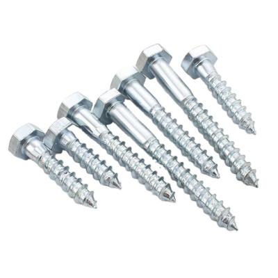 中国 M4-M20 DIN571 custom stainless steel black wood screws torx screw for wood hexagon wood screw 販売のため
