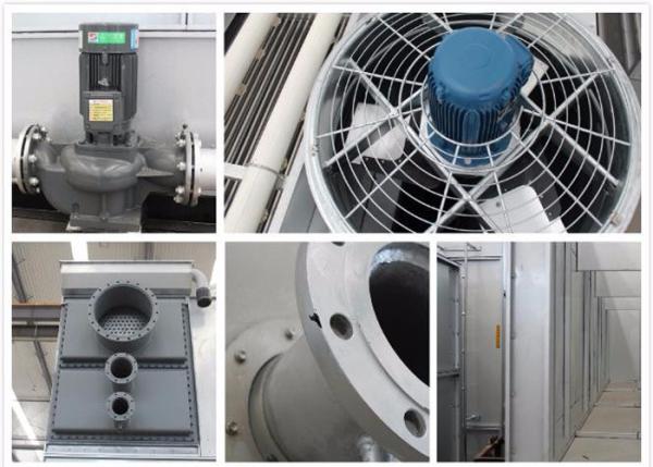 La torre a circuito chiuso di raffreddamento ad acqua di anti corrosione/ha chiuso il sistema refrigerante di liquidi del ciclo