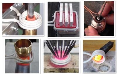 China 220V IGBT Diamond Segment Induction Brazing Machine for sale