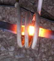 China 50KW High Frequency Induction Heater Round Bar End Hot Forging Machine 380V for sale
