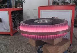 China Medium Frequency Gear Shaft 320A Induction Heating Hardening Quenching Equipment for sale