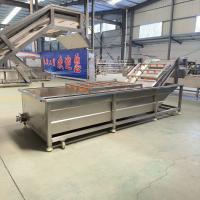 China Electric Automatic Continuous Fruit Vegetable Air Bubble Washing Cleaning Machine 380V 3.75KW for sale