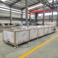 China Industrial Automatic Dry Fruit Washing Drying Sorting Waxing Machine 380V 2.2KW for sale