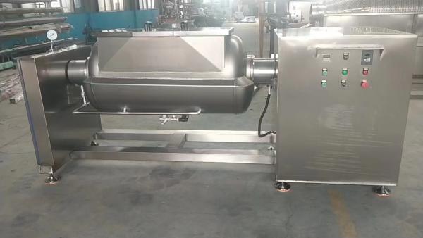 Quality Commercial Large Frying Pan SS304 Steam Heating Cooking Mixer Food Processing for sale