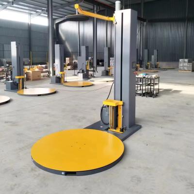 China New Remote Control Electric Auto Pre-Stretch Pallet Wrapping Machine Stretch Film Wrapping Machinery for sale