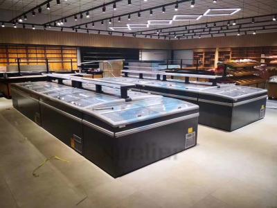 Cina il congelatore dell'isola del supermercato 630L 21 pi3 dirige il raffreddamento in vendita