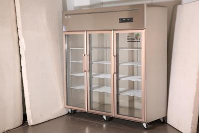 Cina 3 congelatori commerciali di acciaio inossidabile 220V della porta in vendita