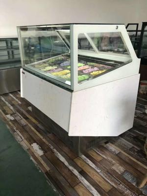 Cina Raffreddamento a aria del congelatore della vetrina del gelato di acciaio inossidabile del CE in vendita