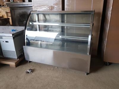 Cina Il congelatore SS304 1200L della vetrina del gelato di raffreddamento a aria ha curvato il vetro in vendita