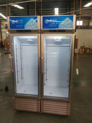 China refrigerar de vidro do fã do refrigerador da exposição da única porta 338L à venda
