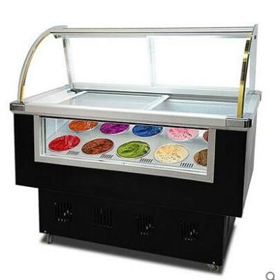 Cina Porta del portello scorrevole 220V della gelatiera di acciaio inossidabile doppia in vendita