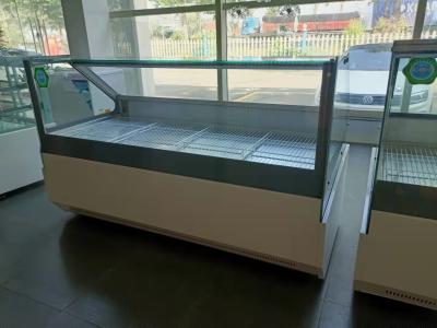 Cina Macellaio bianco Fridge Display Duck Neck Meat di doppia temperatura in vendita