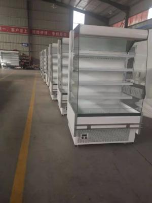 Cina congelatore di verdure dell'esposizione di grado dei Governi 2 - 8 della cortina d'aria 220V in vendita