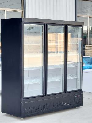 Cina Porte dritte 110V del frigorifero 4 della porta di vetro del supermercato a 240V in vendita