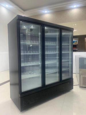 Cina Porte dritte 110V del frigorifero 4 della porta di vetro del supermercato a 240V in vendita