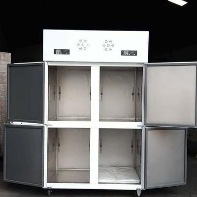 Cina Acciaio inossidabile del congelatore quattro della cucina dell'ente completo verticale commerciale delle porte in vendita