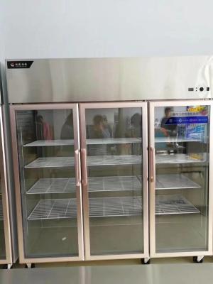 Cina Porta 1.2m del congelatore di frigorifero dell'armadietto di esposizione di grande capacità 3 in vendita