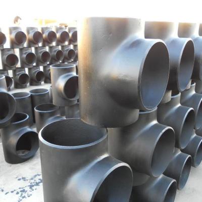 China Carbon steel ASTM A234 GR WPB Carbon Steel Tee for sale