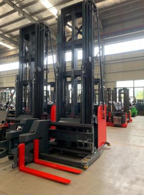 Cina 3M-10m carrello elevatore elettrico a pile di conservazione frigorifera dell'impilatore del pallet di 3 modi di altezza VNA con la forcella girante in vendita