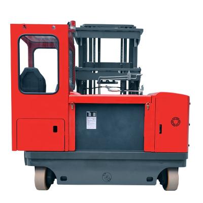 Cina china forklift Warehouse handling 4 way four direction 3t electric reach forklift narrow aisle forklift truck in vendita